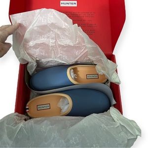 Hunter | Shoes | Hunter Clogs Stornaway Blue Original Play Clogs Summit ...